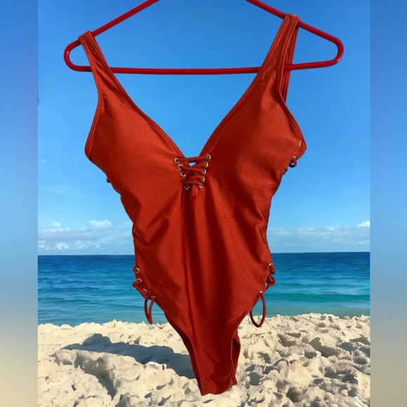 TiniBikini | Swim | Tinibikini One Piece Low Cut Bathing Suit Small Nwt ...